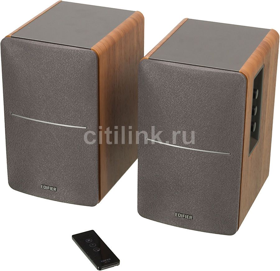 Характеристики Колонки Edifier R1280T, 2.0, серебристый/ орех [r1280t ...