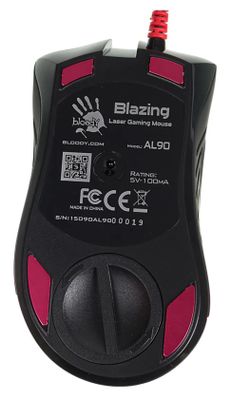 Мышь проводная A4TECH Bloody AL90 Blazing, игровая, лазерная, USB ...
