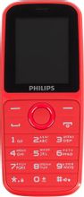 Сотовый телефон Philips Xenium E109, красный – купить в Ситилинк | 1145219