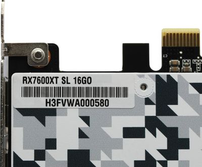 Видеокарта ASRock AMD Radeon RX 7600XT RX7600XT SL 16GO 16ГБ Steel ...