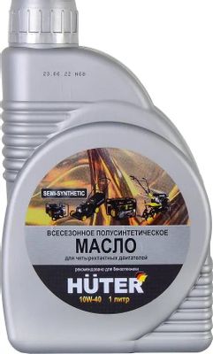 Обзор товара моторное масло Huter 10W-40, 10W-40, 1л, полусинтетическое ...