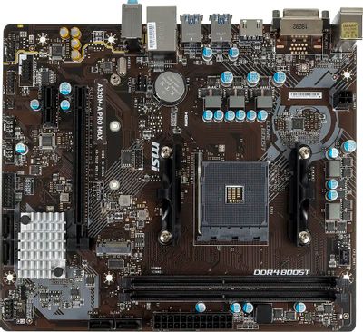 Обзор товара материнская плата MSI A320M-A PRO MAX, SocketAM4, AMD A320 ...