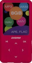 Обзор товара mP3 плеер Digma S2 flash 8ГБ розовый (784293) в интернет ...