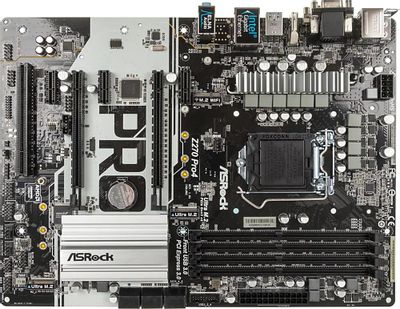 Материнская плата ASROCK Z270 PRO4, LGA 1151, Intel Z270, ATX, Ret ...