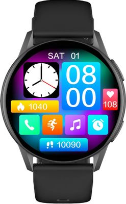 Смарт-часы ARK Kieslect K11, 40мм, 1.39", черный/черный – купить в ...