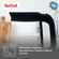 Чайник электрический Tefal Glass Kettle KI750D30, 2400Вт, серебристый ...