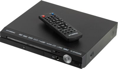 DVD-плеер Hyundai H-DVD200, черный – купить в Ситилинк | 480160
