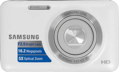 Обзор товара цифровой компактный фотоаппарат Samsung ES95, белый ...
