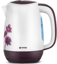 Чайник электрический Vitek VT-7061, 2200Вт, белый – купить в Ситилинк ...