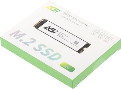 SSD накопитель AGI AI318 AGI1T0G66AI318 1ТБ, M.2 2280, PCIe 3.0 x4 ...