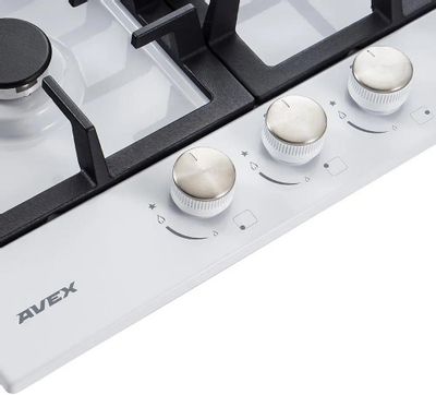 Газовая варочная панель AVEX HS 4532 W, независимая, белый – купить в Ситилинк | 1744846
