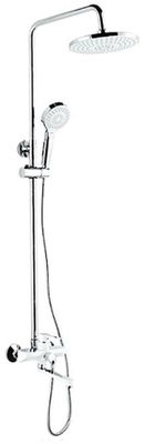 Смеситель для ванны с душем FRAP H41 хром/белый [F2441] – купить в Ситилинк | 1606398