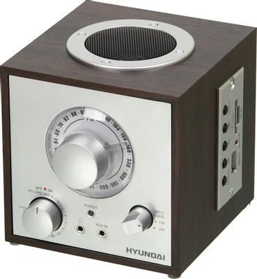 Радиоприемник Hyundai H-SRS200, вишня – купить в Ситилинк | 480182