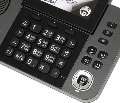 Радиотелефон Panasonic KX-TGF310RUM, серый металлик – купить в Ситилинк ...