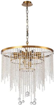 Обзор товара люстра STILFORT Smira 2142/05/12P, 12 х 40 Вт, бронза ...