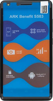 Обзор товара смартфон ARK Benefit S503 черный (382220) в интернет ...