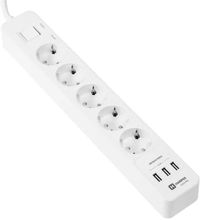 Сетевой фильтр Harper UCH-530, 1.5м, белый – купить в Ситилинк | 1413366