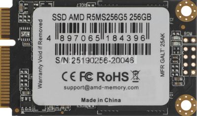 Ответы на вопросы о товаре sSD накопитель AMD Radeon R5 R5MS256G5 256ГБ ...