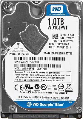 Обзор товара жесткий диск WD Scorpio Blue WD10JPVT, 1ТБ, HDD, SATA II ...