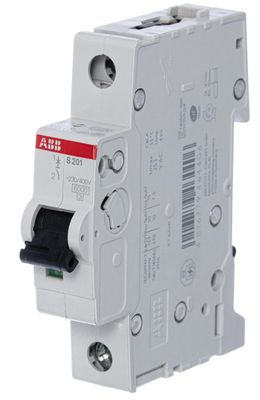 Характеристики Выключатель автоматический ABB S201 C0.5 (2CDS251001R0984) 0.5A тип C 10kA 1П ...