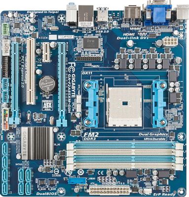 Обзор товара материнская плата GIGABYTE GA-F2A85XM-D3H, Socket FM2, AMD ...