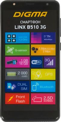 Инструкция, руководство по эксплуатации для смартфон Digma B510 3G LINX, черный (1008932 ...