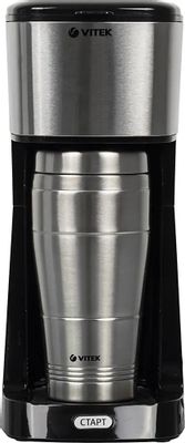 Обзор товара кофеварка Vitek VT-1510, капельная, черный [1510-vt-01] (933577) в интернет ...