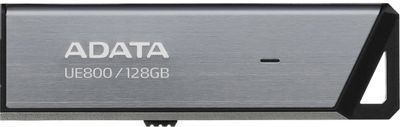 Флешка USB (Type-C) A-Data UE800 128ГБ, USB3.2, серебристый [aeli-ue800 ...