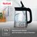 Чайник электрический Tefal Glass Kettle KI750D30, 2400Вт, серебристый ...