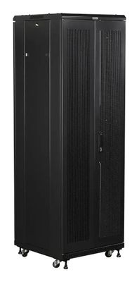 Характеристики Шкаф коммутационный LanMaster TWT-CBB-18U-6X6-G1 напольный, стеклянная передняя ...