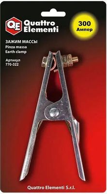 Характеристики Зажимы массы QUATTRO ELEMENTI 770-322 (1518397) смотреть ...
