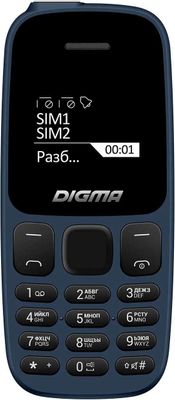 Сотовый телефон Digma Linx A106, синий – купить в Ситилинк | 1387491