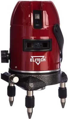 Нивелир лазерн. Elitech ЛН 5/2В 2кл.лаз. 650нм цв.луч. красный 3луч ...