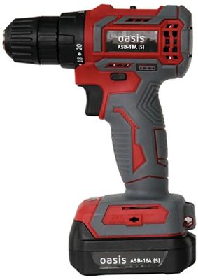 Характеристики Дрель-шуруповерт OASIS ASB-18A (S), 2Ач (1432173) смотреть в СИТИЛИНК