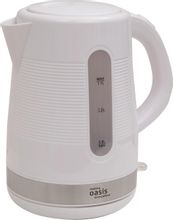 Чайник электрический OASIS K-1PW, 2200Вт, белый – купить в Ситилинк | 1935354