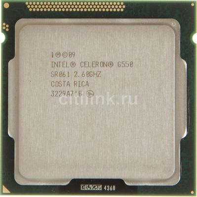 Процессор Intel Celeron G550, LGA 1155, OEM [cm8062307261218sr061 ...
