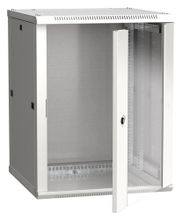 Шкаф коммутационный ITK Linea W LWR3-15U66-GF настенный, стеклянная ...