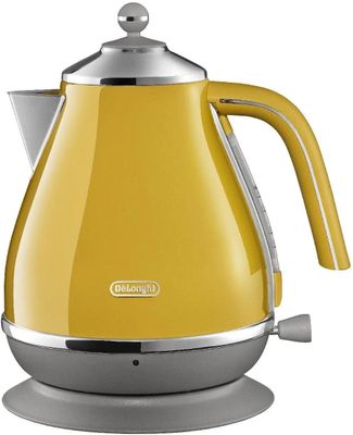 Чайник электрический DeLonghi KBOC2001.Y, 2000Вт, желтый – купить в ...
