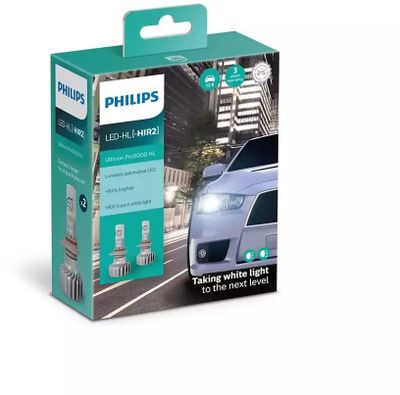 Лампа автомобильная светодиодная Philips 11012U50CWX2, HIR2, 12/24В ...