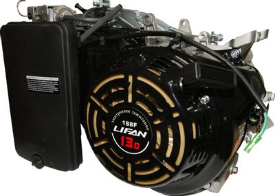 Характеристики Двигатель бензиновый LIFAN 188F-V, 4-х тактный, 13л.с ...