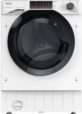 Встраиваемая стиральная машина HAIER HWDQ90B416FWB-RU с сушкой, под ...