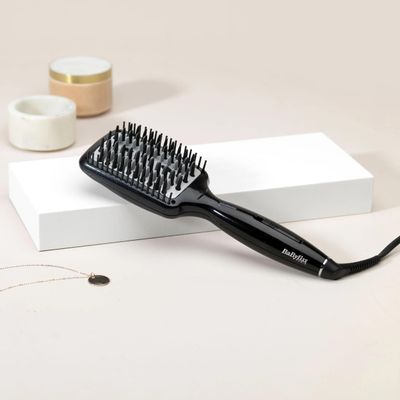 Расческа-выпрямитель BABYLISS HSB101E, черный – купить в Ситилинк | 1927920