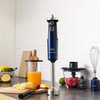 Блендер MORPHY RICHARDS MR6006B, погружной, синий/серый – купить в ...