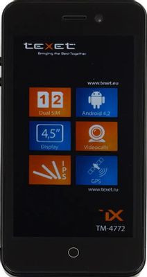 Обзор товара смартфон TeXet iX TM-4772, черный (900790) в интернет ...
