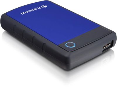 Внешний диск HDD Transcend StoreJet 25H3 TS4TSJ25H3B, 4ТБ, синий ...
