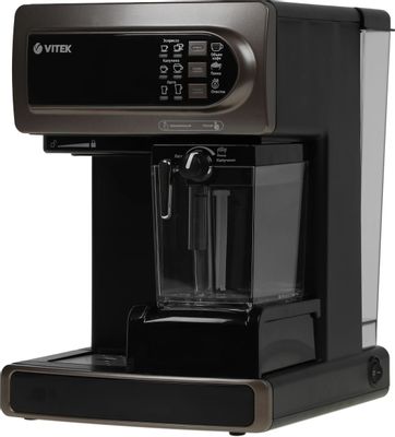 Кофеварка Vitek VT-1517 BN, рожковая, коричневый – купить в Ситилинк ...