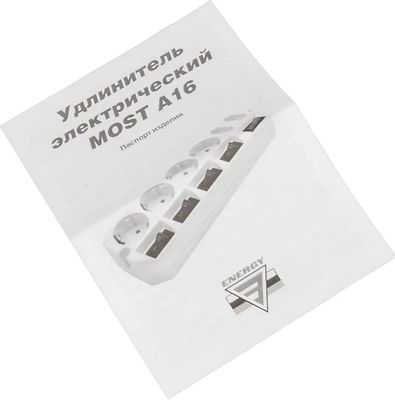 Сетевой удлинитель Most A16, 1.6м, белый [most a16-box-б 1.6м] – купить ...