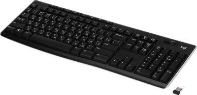 Клавиатура Logitech K270, беспроводная, USB, Радиоканал, мембранная, с ...
