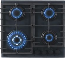 Газовая варочная панель OASIS P-BSG, 4 конфорки, закаленное стекло ...