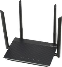 Wi-Fi роутер ASUS RT-AC51, Wi-Fi 5, AC750, 2.4/5ГГц, 4 LAN, черный ...